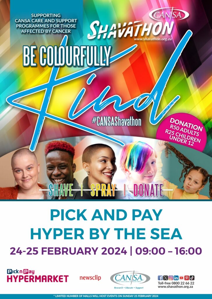 CANSA Shavathon 24-25 February – Durban North Shopping Centre – Hyper ...